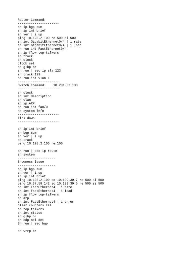 Command 6 | PDF | Networking Standards | Computer Network