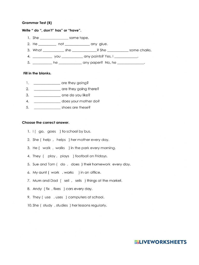 Worksheet 1758129 | PDF