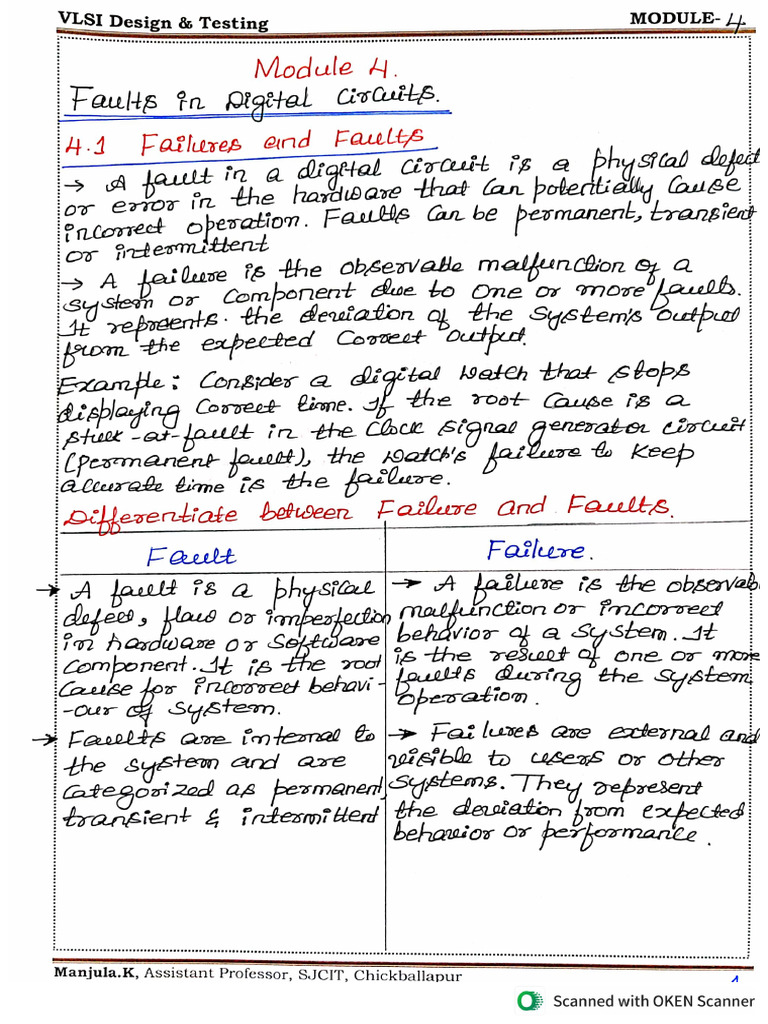 Vlsi Module 4 Mk Notes Pdf