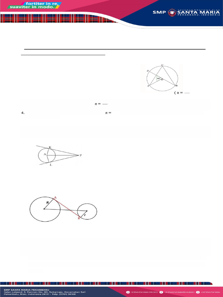 Latihan Soal Persiapan Pat Matematika Kelas 8 | PDF