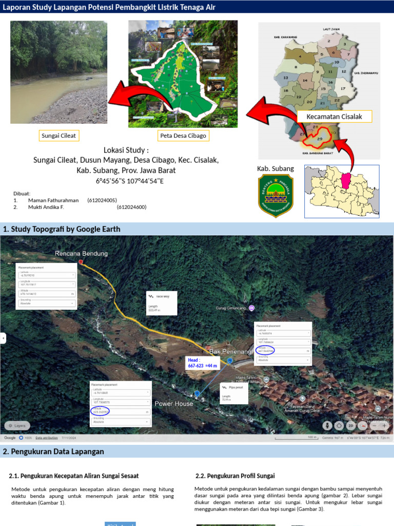 Feasibility Study PLTMH Cileat Rev2 | PDF