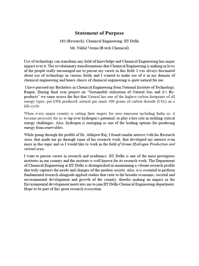 SOP NIKHIL VERMA | PDF | Renewable Energy | Economic Development