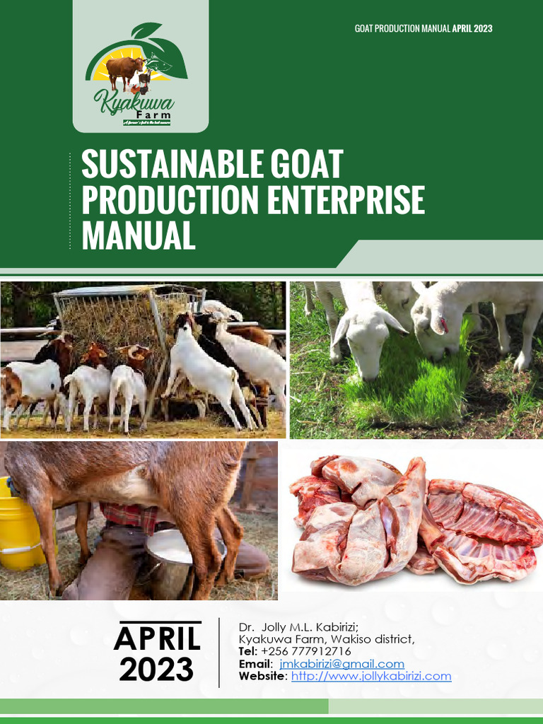 GOAT-PRODUCTION-MANUAL-APRIL-2023-1 | PDF | Goat | Agriculture