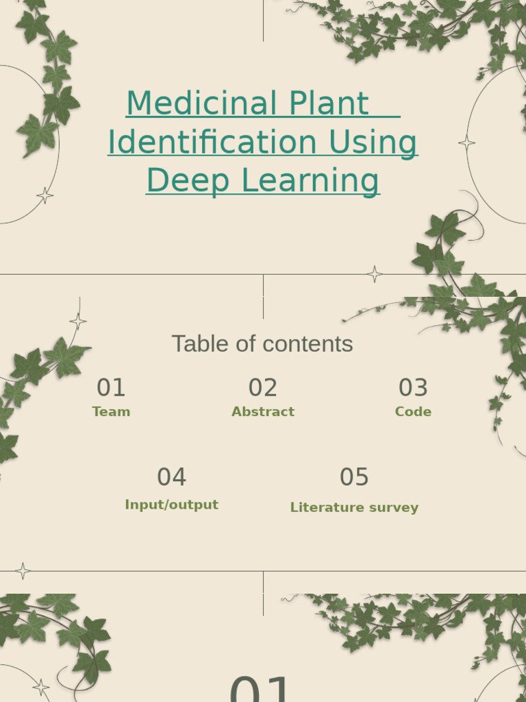 Medicinal Plant Identification Using Deep Learning | PDF