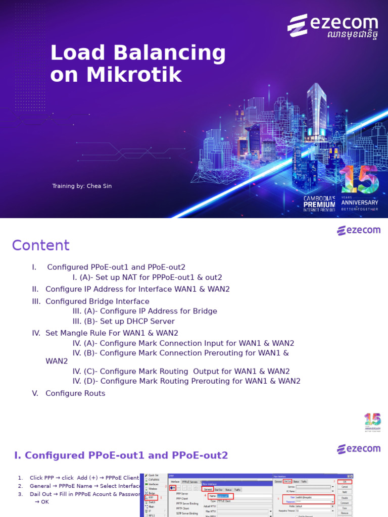 Load Balance On Mikrotik | PDF | Ip Address | Firewall (Computing)