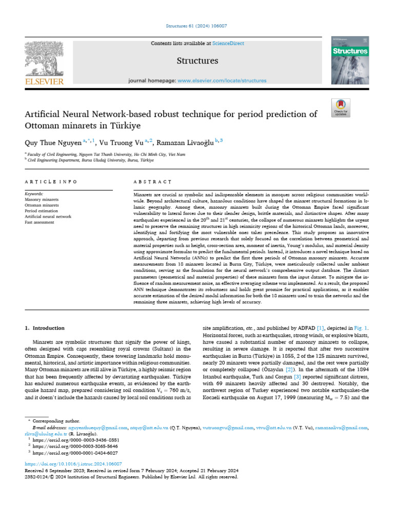 Artificial Neural Network-Based Robust Technique For Period Prediction | PDF | Mean Squared ...