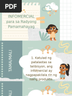 Infomercial Filipino | PDF