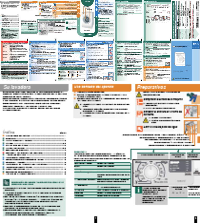 Balay 3TS81102A Washing Machine | PDF | Lavadora | Bienes manufacturados