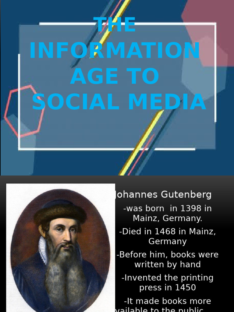 Information Age To Social Media | PDF | Social Media | Popular Culture ...