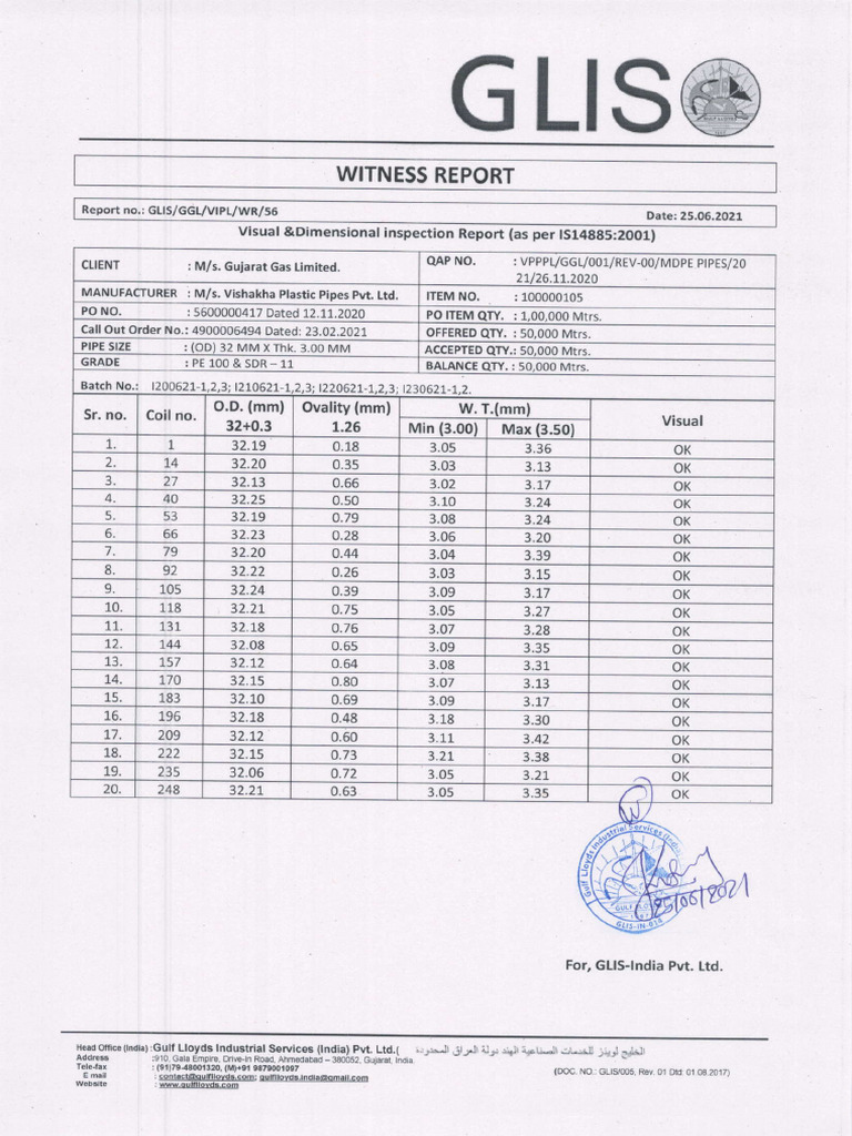 Witness Report + Document Summary Sheet | PDF