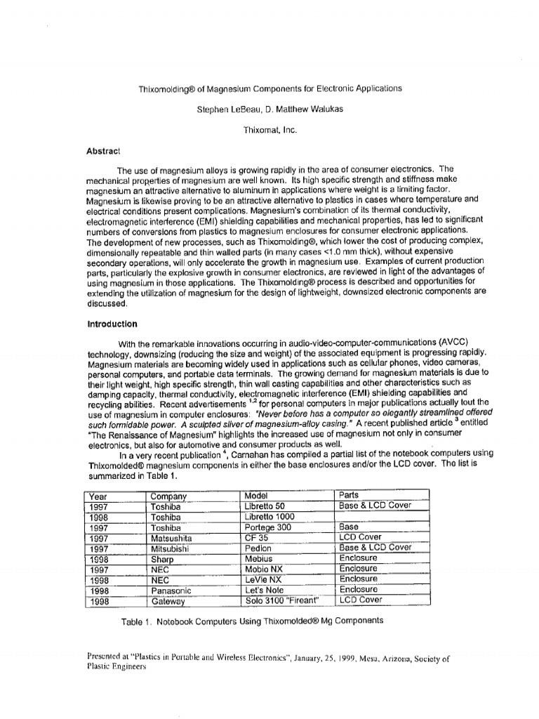 THX MG Components Elec Appl | PDF