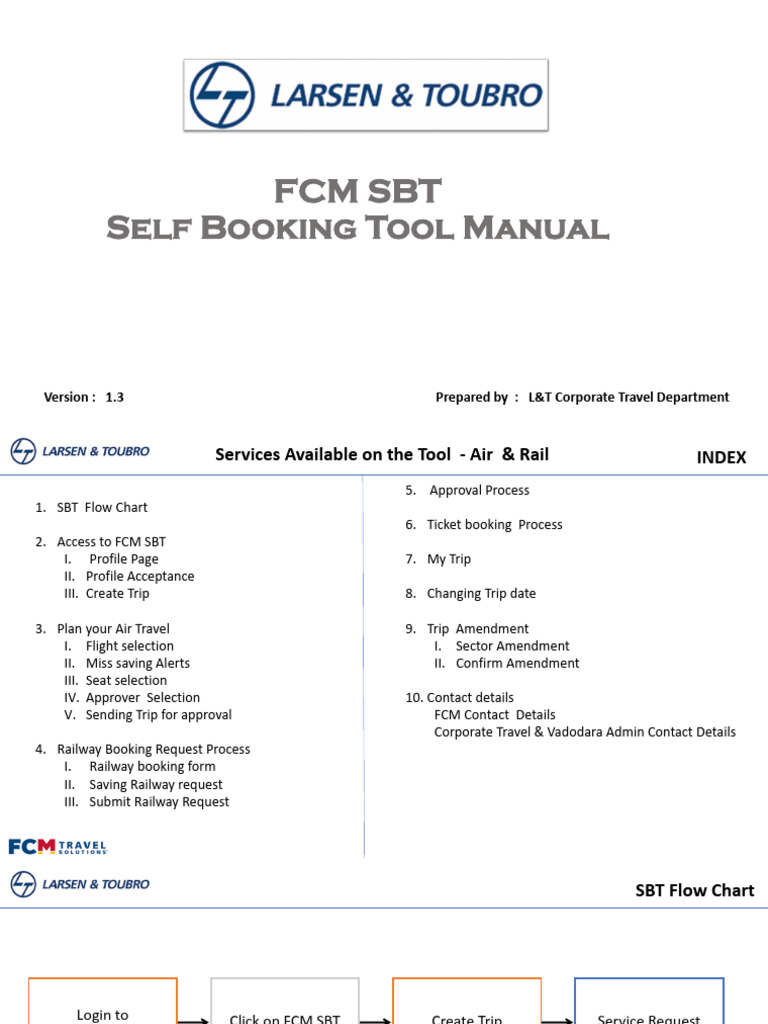 FCM SBT Manual - LT Version 1.3 | PDF | Fare | Computing