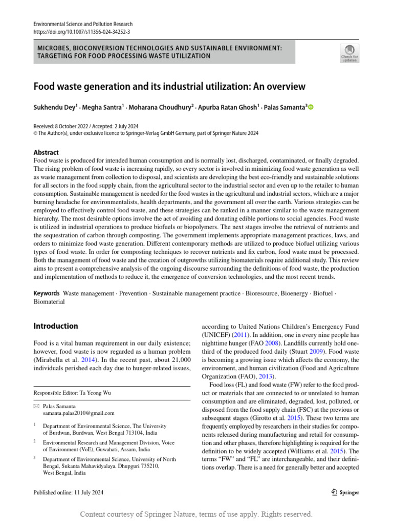 Sustainable Solutions for Food Waste | PDF | Waste | Foods