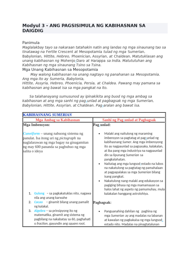AP8-Modyul-3_1st-Grading | PDF