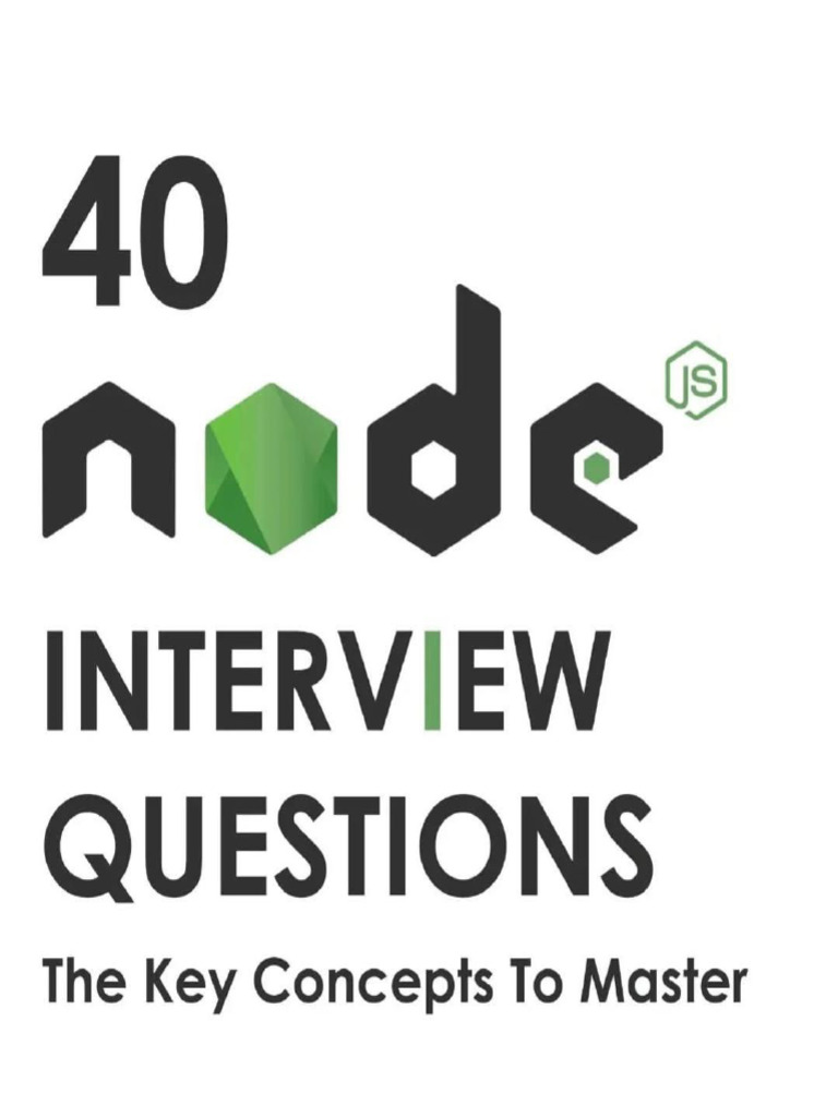 40 Nodejs Interview Questions Pdf