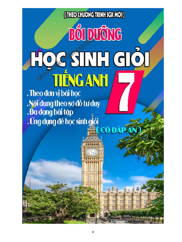 Bồi Dưỡng Hsg Anh 7 Từ Unit 1-Unit 7 | PDF