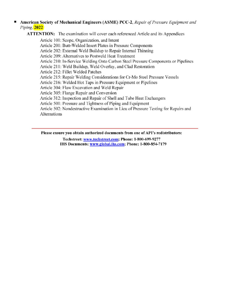 API 510 BOK pg 2 | PDF