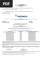 2023 Pepsico Annual Report 72 77 | PDF | Equity (Finance) | Net Income