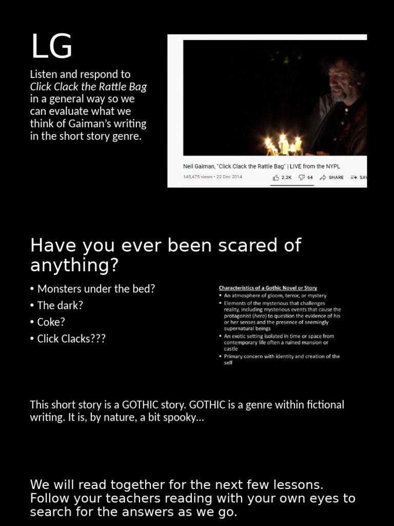 Analyzing "Click Clack the Rattle Bag" | PDF