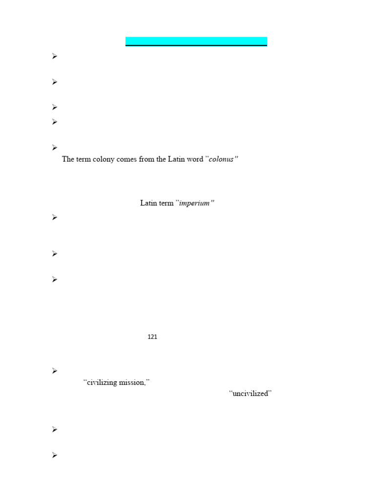 Colonialism vs. Imperialism Explained | PDF | Colonialism | Imperialism