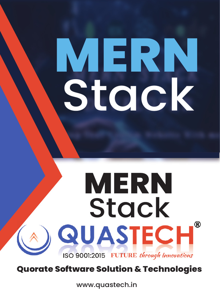 MERN Stack @ QUASTECH(Quorate Software Solutions & Technologies) | PDF | Html Element | Java Script