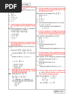 Class 11 Straight Lines Complete Notes | PDF