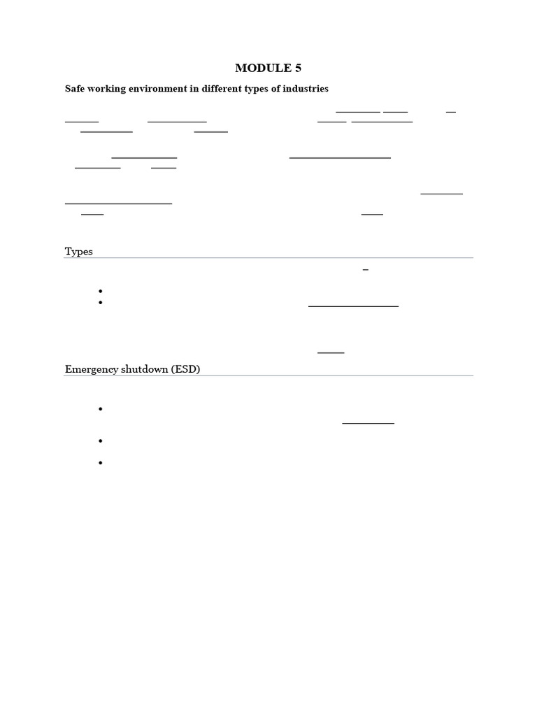 Module 5 EHS (1) | PDF | Safety | Systems Engineering