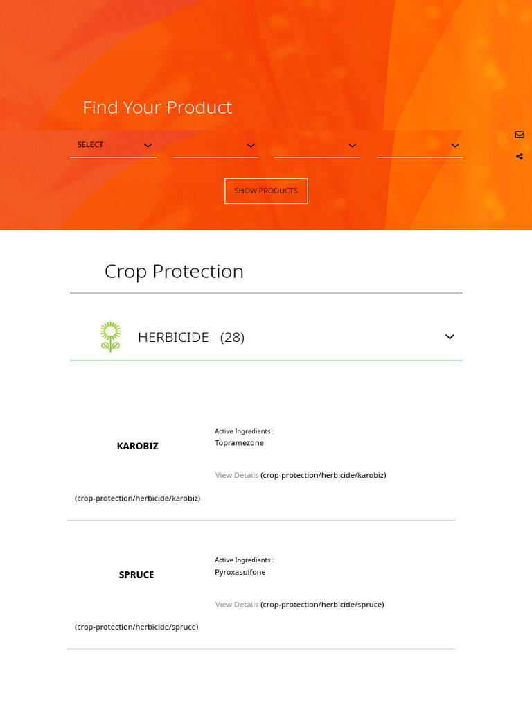 UPL Herbicide Product Overview | PDF | Horticulture | Chemical Substances