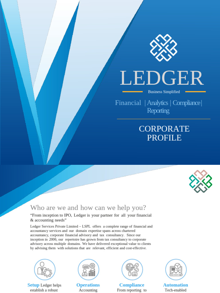 LSPL Corporate Profile | PDF | Regulatory Compliance | Accounting