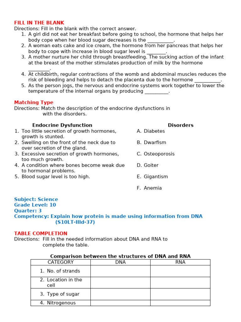 3rd-Q-From-TIB-System-continuation__ | PDF | Translation (Biology) | Messenger Rna