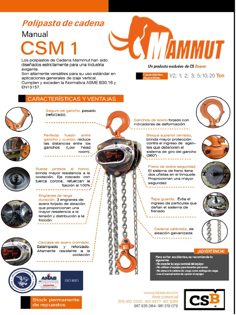 Mammut CSM1 | PDF