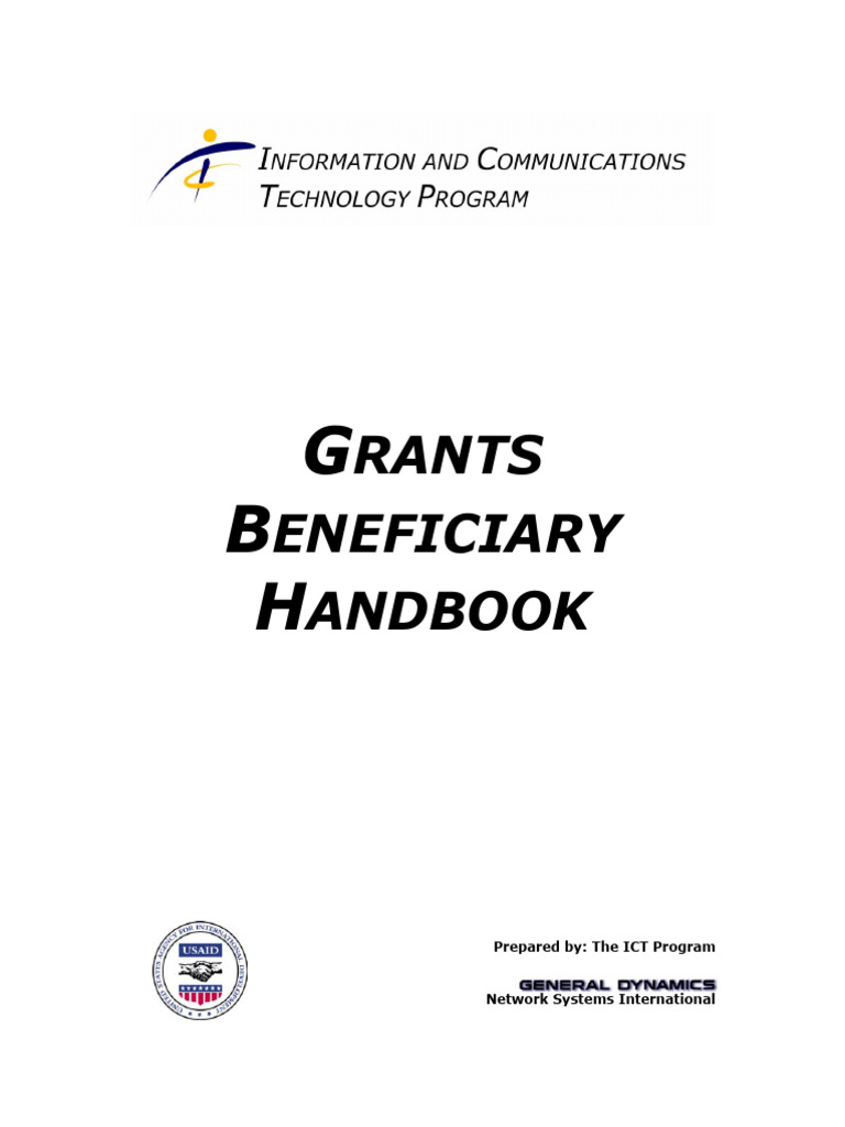 Grants_Handbook | PDF | Per Diem | Information And Communications ...