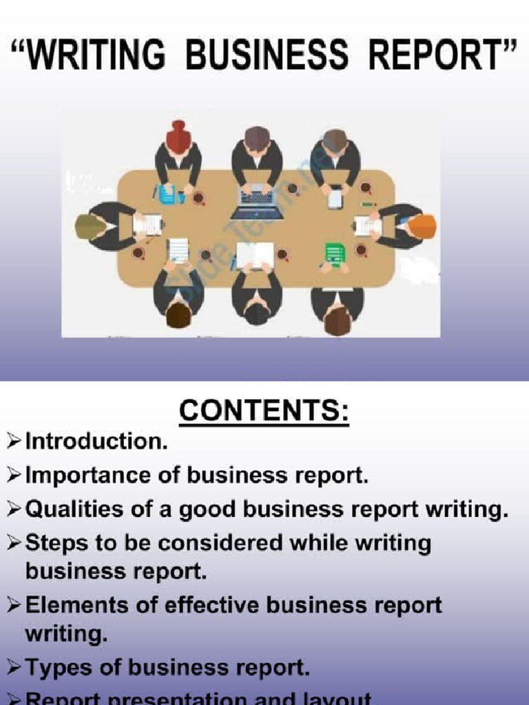 Business Report Writing | PDF