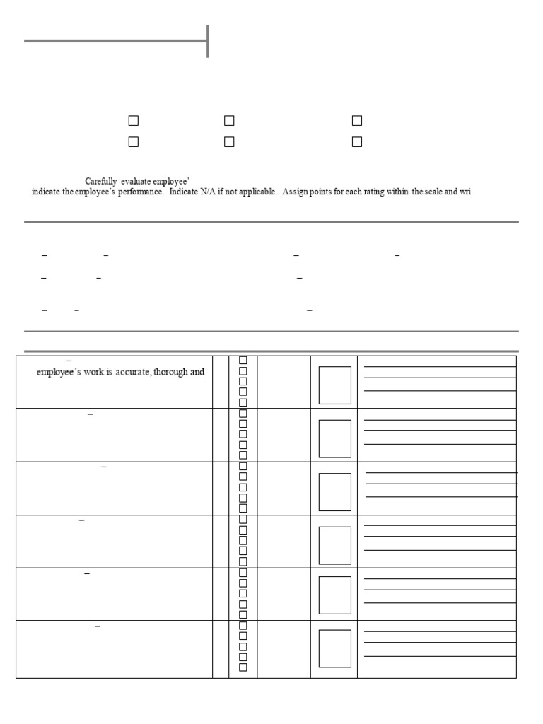 Performance appraisal form 2 | PDF | Performance Appraisal | Psychology Performance appraisal form 2 | PDF | Performance Appraisal | Psychology