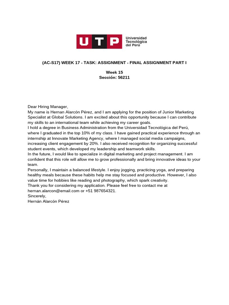 (AC-S17) Week 17 - Task Assignment | PDF