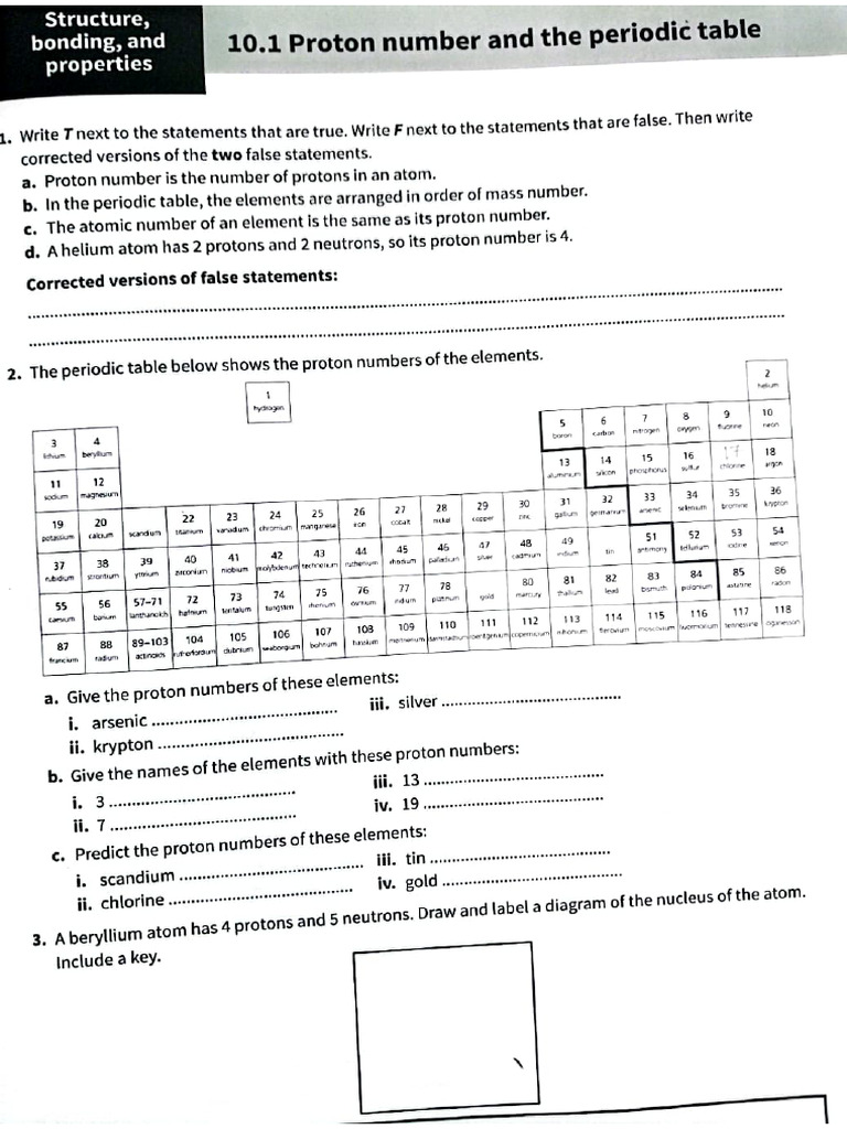 Electron Configuration Worksheet | PDF