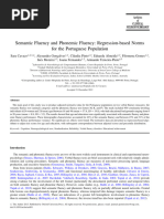 Verbal Fluency Test - Application, Instructions, and Scoring | PDF ...