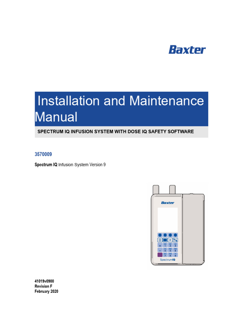 Spectrum_IQ_Installation_and_Maintenance_Manual-41019v0900 | PDF ...