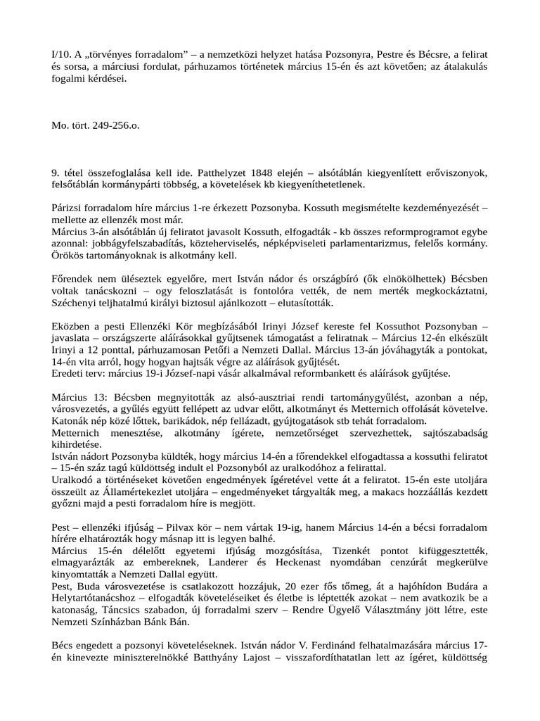 A10.-tétel-A-törvényes-forradalom | PDF