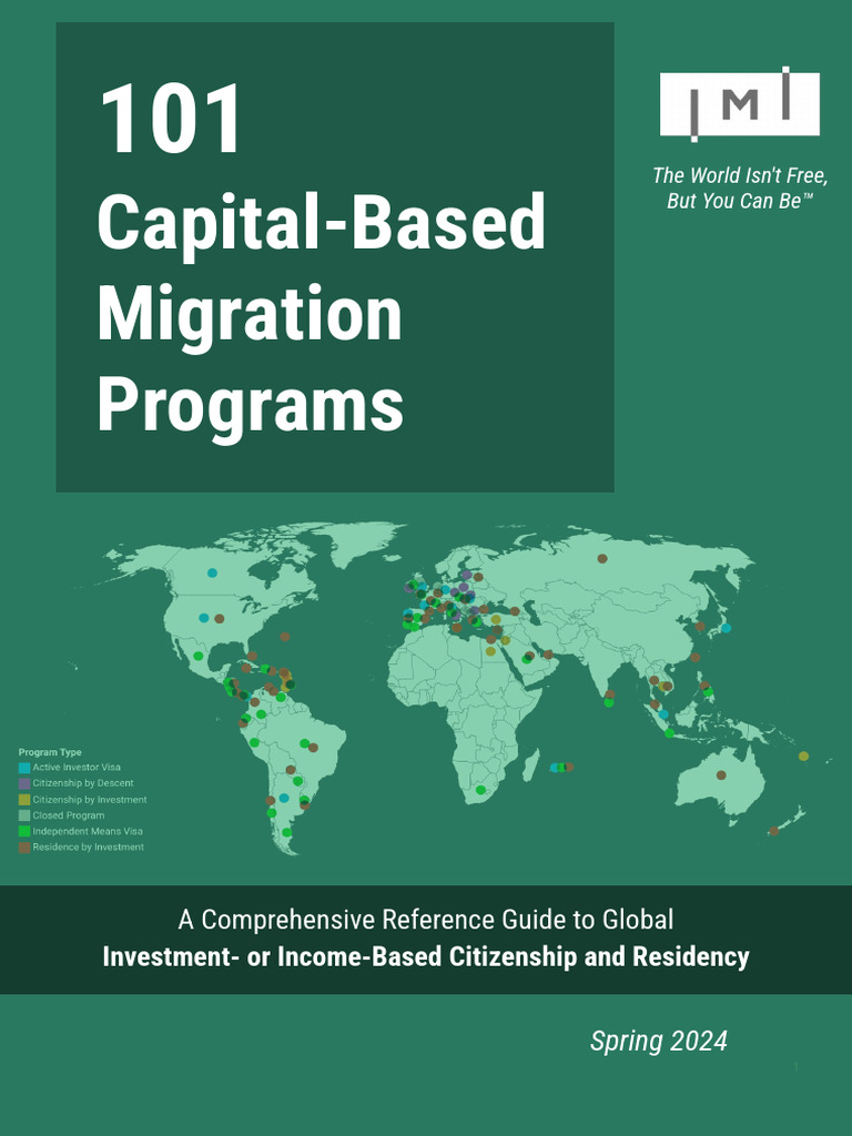 101 Capital Based Migration Programs 1 | PDF | Cost Of Living | Travel Visa