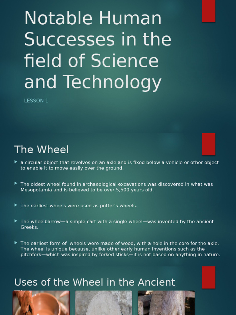 Key Innovations in Science and Tech | PDF | Compass | Wheel