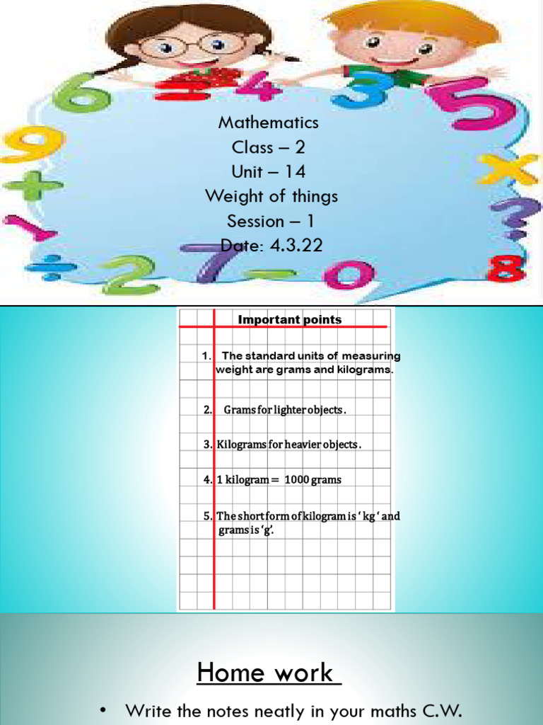 Maths Class 2 Unit 14 | PDF