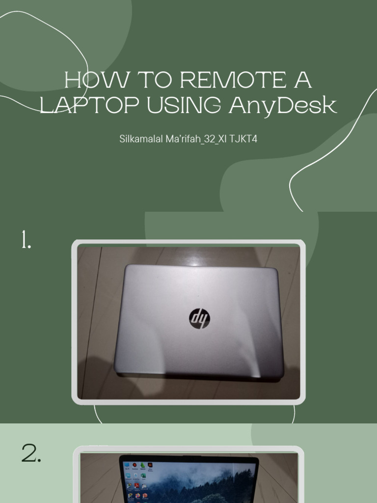 Green Blobs Basic Simple Presentation | PDF