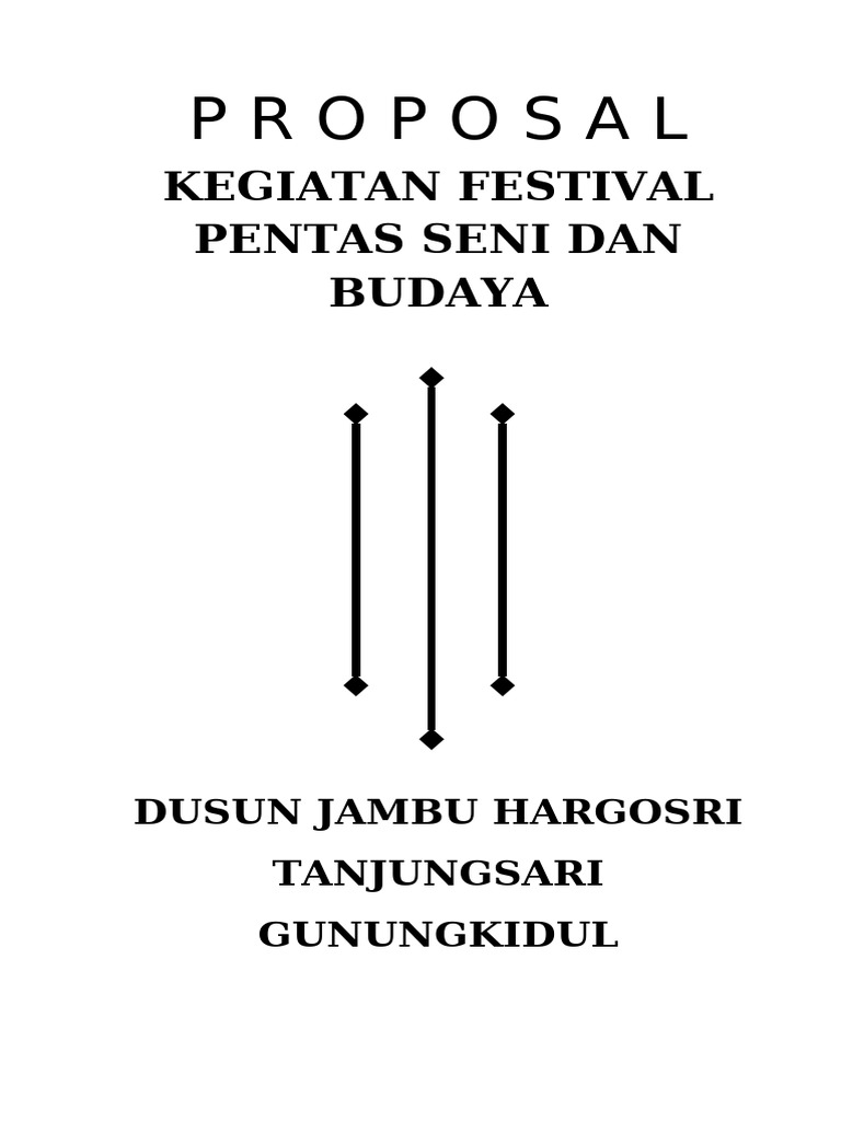 Contoh Proposal Pentas Seni | PDF