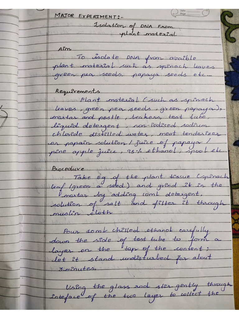 biology practical notes | PDF