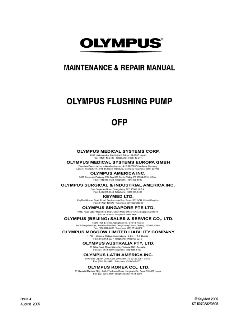 OFP MaintenanceRepairManual | PDF | Electrical Connector | Pump