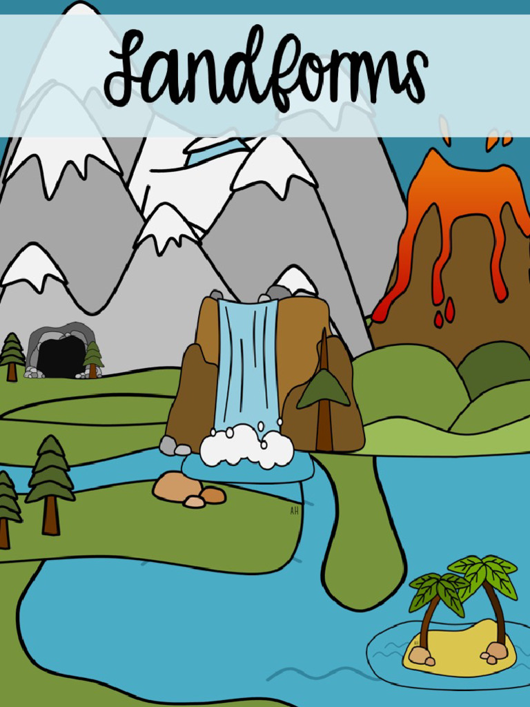 Landforms Lap Book a A | PDF | River | Mountains