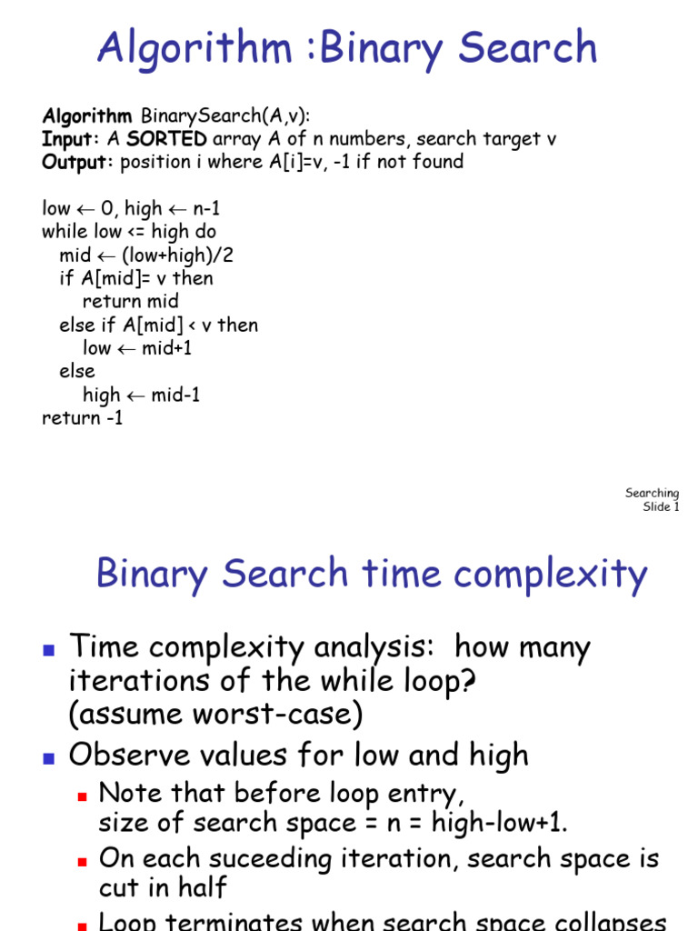 Algo and Complexity Analysis | PDF