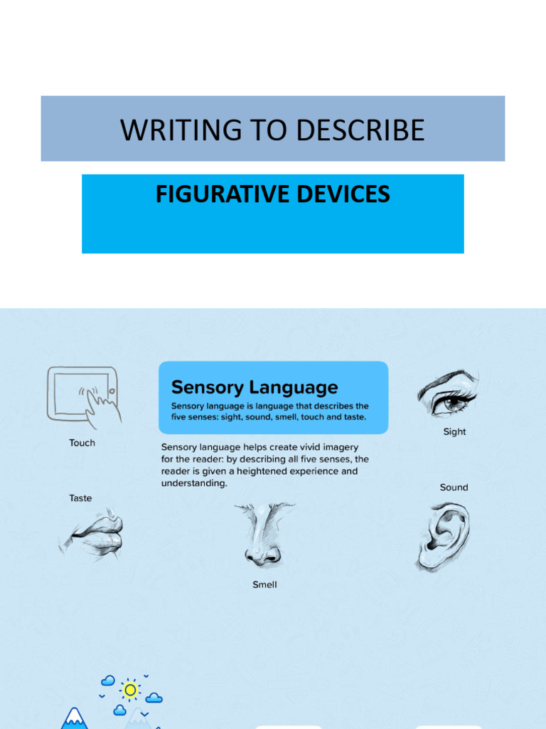 WRITING To DESCRIBE - Sensory Language - Symbolism | PDF