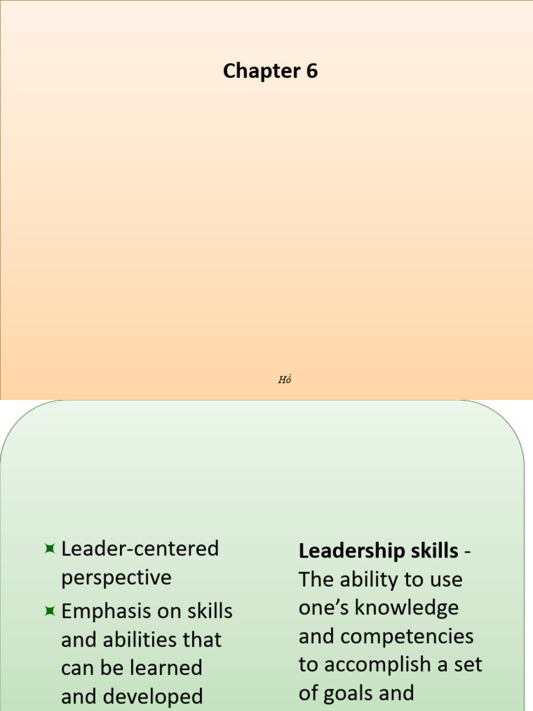 Skills-Based Leadership Model Overview | PDF | Leadership | Knowledge